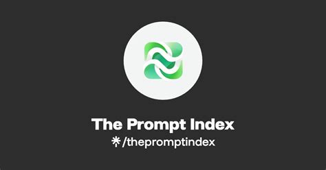 The Prompt Index Twitter Linktree