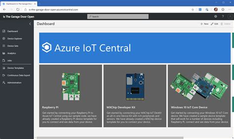 did i leave the garage door open a no code project with azure iot central and the mxchip devkit