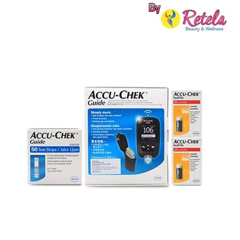 Jual Accu Chek Guide Wireless Blood Glucose Meter Shopee Indonesia