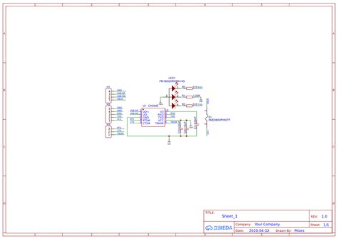 超小型usb转uart（ttl） 嘉立创eda开源硬件平台