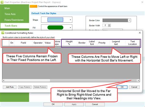 Adding Conditional Formatting Rules For Onepager Express For Version 7
