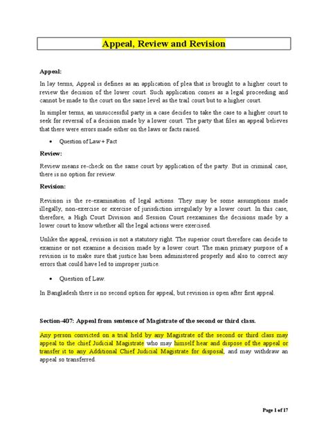 Appeal Reference And Revision Pdf Bail Magistrate