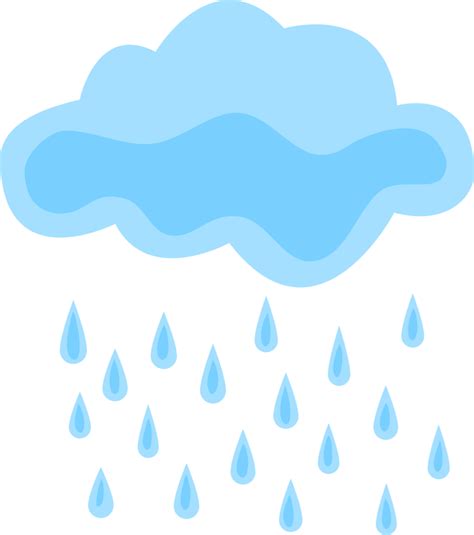 The Raining Cloud 32853460 Png