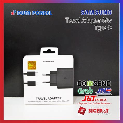 Jual Travel Adapter W Type C Original Samsung Shopee Indonesia