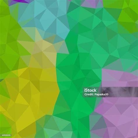 로우 폴 리의 스타일에서 빛과 어둠의 파편의 블루와 핑크와 녹색과 노란색 색상의 추상 배경 0명에 대한 스톡 벡터 아트 및 기타 이미지 0명 각도 공 스포츠 장비
