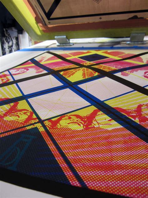 Cmyk Silkscreen Love Print Antidesigns