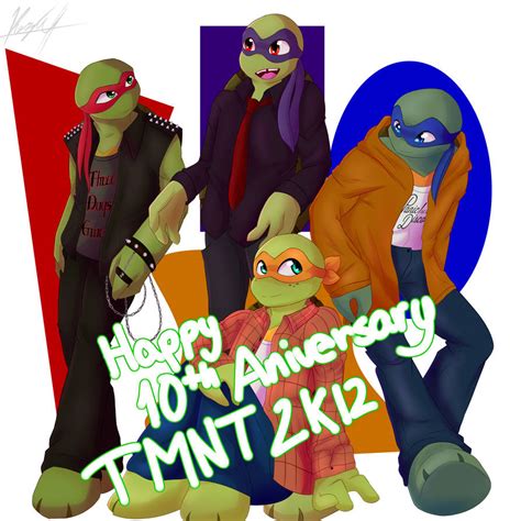 Tmnt 2012 10th Aniversary By Venustmnt On Deviantart