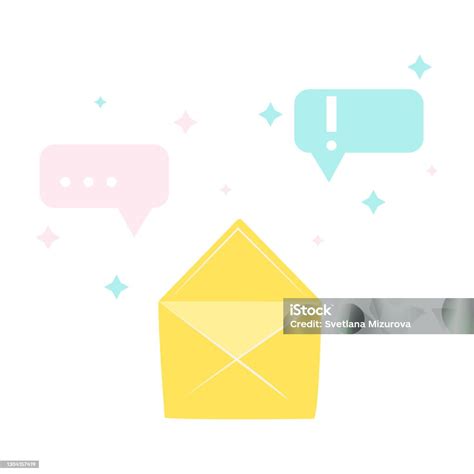 남녀 간의 대응 개념 나가는 메시지가 있는 열린 봉투입니다 데이트 사이트의 디자인 주제 포럼 메일링 리스트 벡터 그림입니다 0명에 대한 스톡 벡터 아트 및 기타 이미지