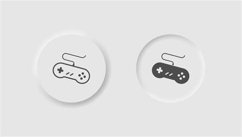 Premium Vector Gamepad Icon In Neumorphism Style Icons For Business