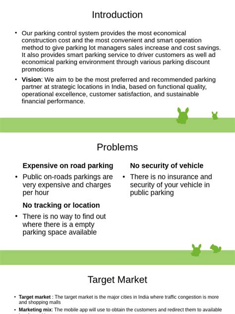 Parking Assignment 2 Pdf Parking Marketing