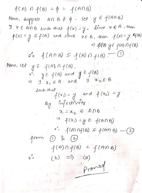 Solved Please Show All Work Let X Y Be Sets And F X Y Be A Function Course Hero