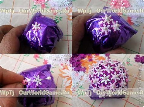 Мастер класс Новогодние игрушки своими руками из пайеток + как сделать ...