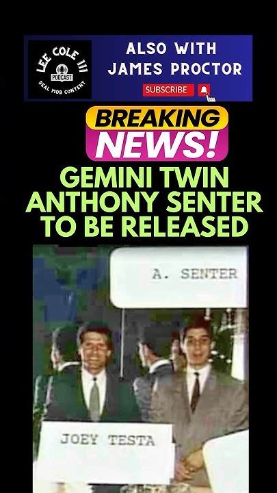 Gemini Twins Anthony Senter Release News And Joey Testa Update