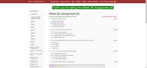 Sachin Mr On Linkedin Swayam Nptel Course Java Programming