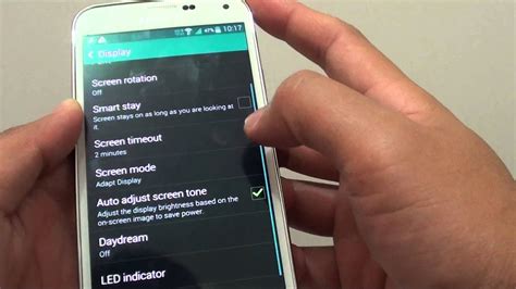 Samsung Galaxy S5 How To Enable Disable Auto Adjust Screen Tone Youtube