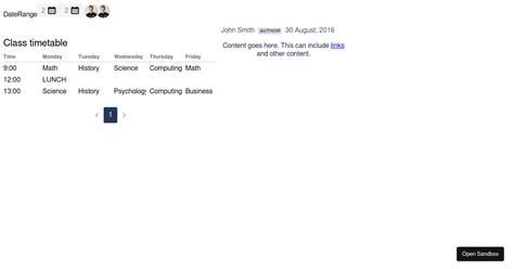 React Codesandbox