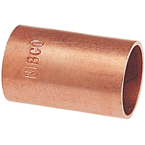Everbilt 12 In Copper Pressure Slip Coupling Fitting C601hd12 The