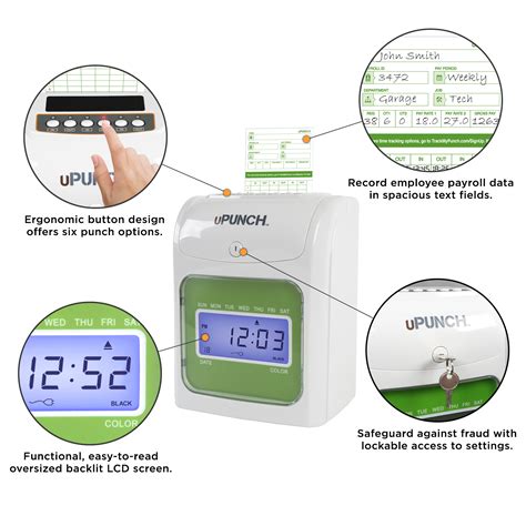 Upunch Time Clock Bundle Time Clock Market