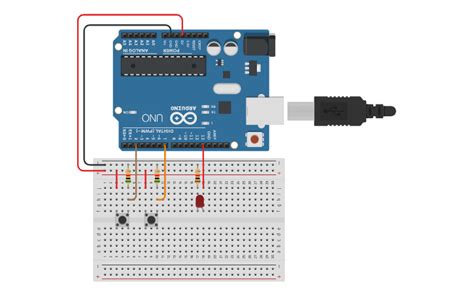Circuit Design Esercizio 2 Sui Cicli For E While Tinkercad