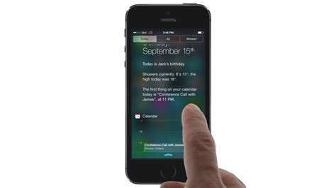 Whats New In Ios 7 Notification Center Youtube