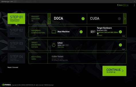 Install DOCA SDK With SDK Manager NVIDIA SDK Manager Documentation
