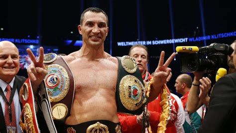 Boxing Wladimir Klitschko Retains Four Titles With Fifth Round Knockout