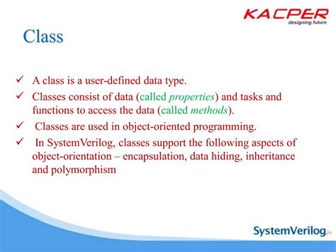 Systemverilogoopsconceptspdf