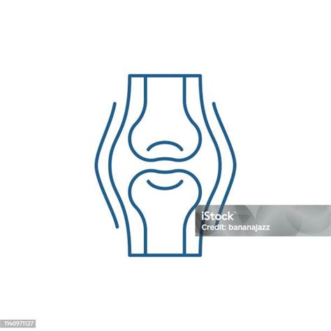 관절 라인 아이콘 개념입니다 관절 평면 벡터 기호 기호 개요 그림 건강 진단에 대한 스톡 벡터 아트 및 기타 이미지 건강 진단 건강관리와 의술 건강한 생활방식