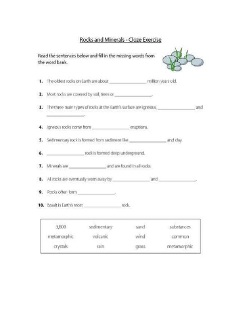 Worksheet For Third Lesson Pdf
