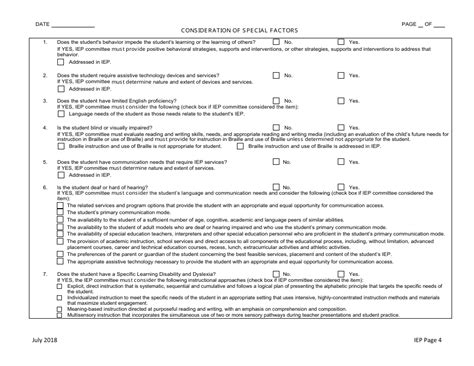 Nevada Individualized Educational Program Iep Form Fill Out Sign