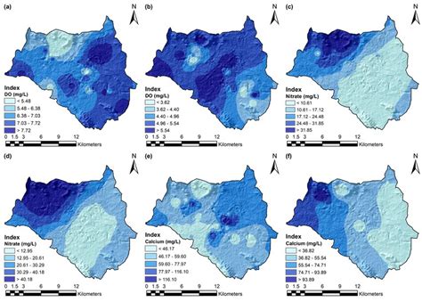 9 Spatial Distribution Maps For Pre And Post Monsoon Seasons Showing