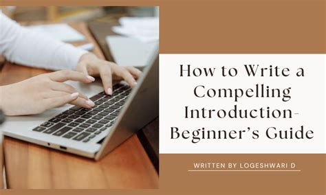 How To Write A Compelling Introduction Beginners Guide