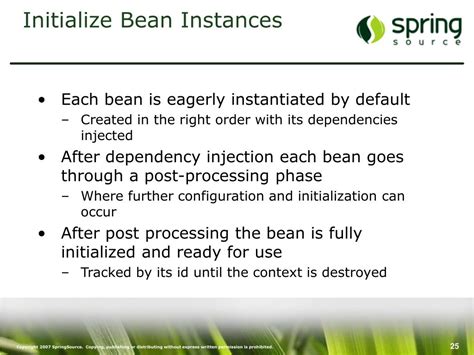 Ppt Understanding The Bean Lifecycle Powerpoint Presentation Free