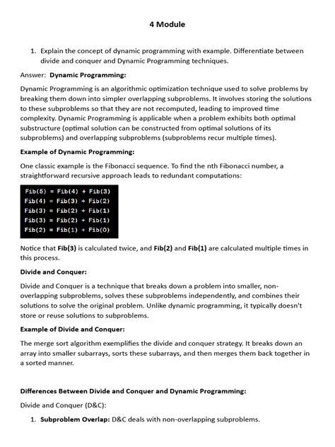 4 Module Daa Pdf Dynamic Programming Vertex Graph Theory