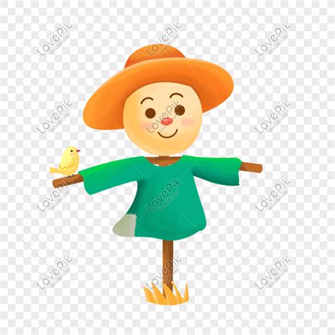 허수아비 새 만화 이미지 사진 401319839 무료 다운로드