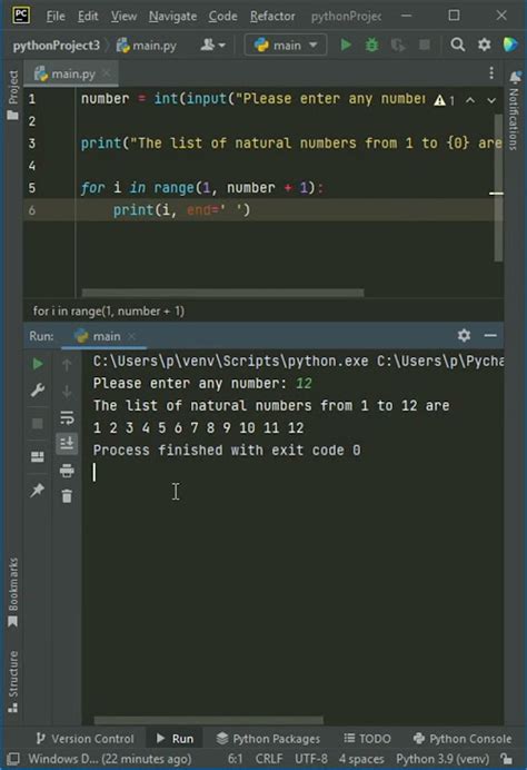 Python Program Natural Numbers 1 To N Python Shorts Pythonprojects Python3 Youtube
