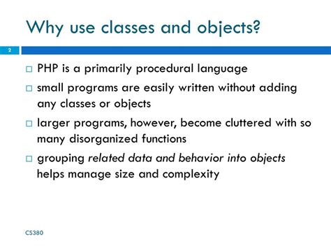 Ppt Object Oriented Php Powerpoint Presentation Free Download Id 2352423