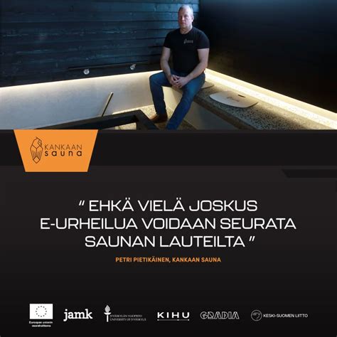 Gamepit By Jamk On Linkedin Kseok Coesports Kankaansauna Jyväskylä Jamktki Eakr