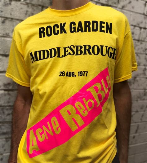 Acne Rebble Tee Yellow Tourism Teesside