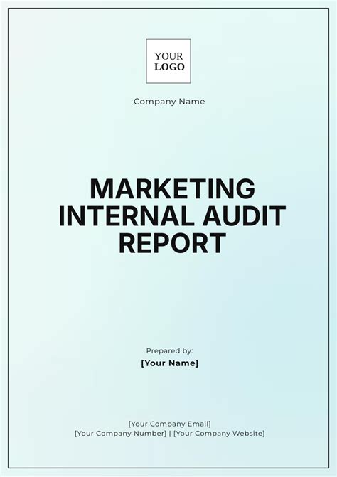 Free Internal Audit Discrepancy Report Template To Edit Online