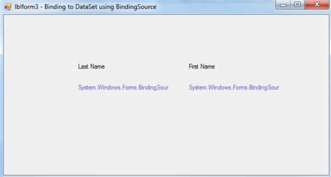 Solved How To Bind A Dataset Using A Binding Source To A Windows Forms