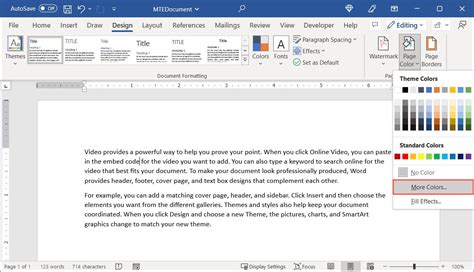 How To Add A Background In Microsoft Word Make Tech Easier