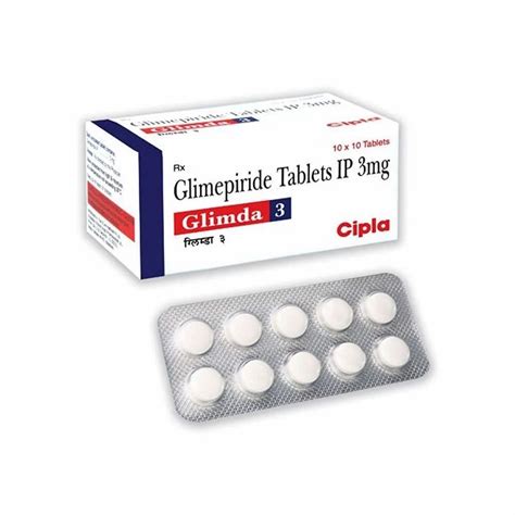 3mg Glimepiride Tablet At ₹ 730 Box Sambhaji Nagar Nagpur Id 2852551792062