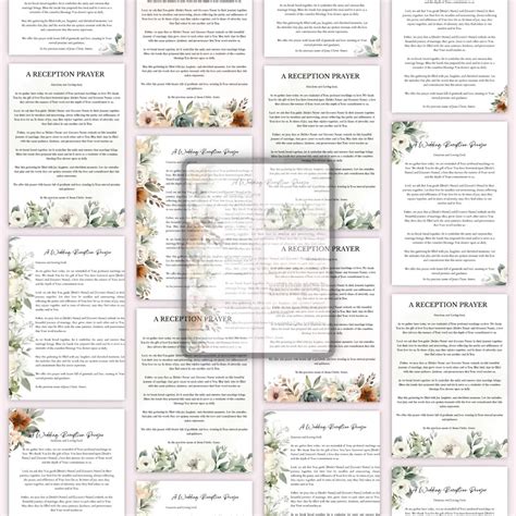 Wedding Reception Dinner Prayer Examples