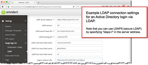 Single Sign On Ldap Omnilert