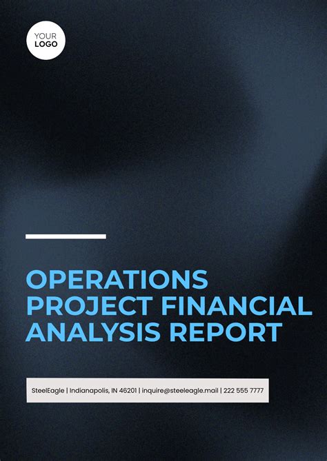 Free Operations Report Template To Edit Online