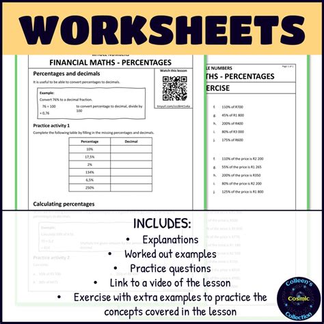 Grade 8 Maths Term 1 Financial Maths Lessons And Assessments Bundle