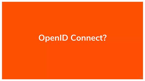 Openid Connect Ppt