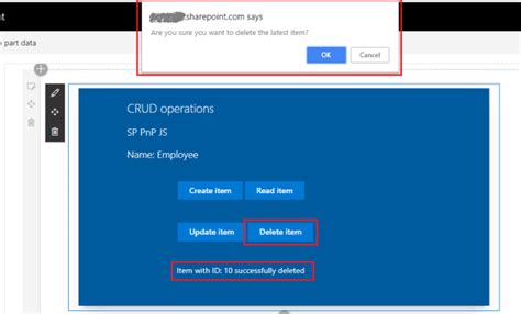 Sharepoint Framework Crud Operations Using Sp Pnp Js