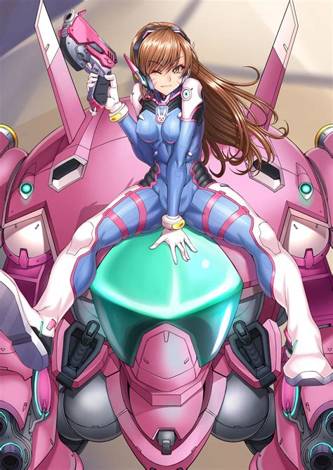 Syunzou D Va Overwatch Meka Overwatch Overwatch Overwatch 1 Absurdres Highres